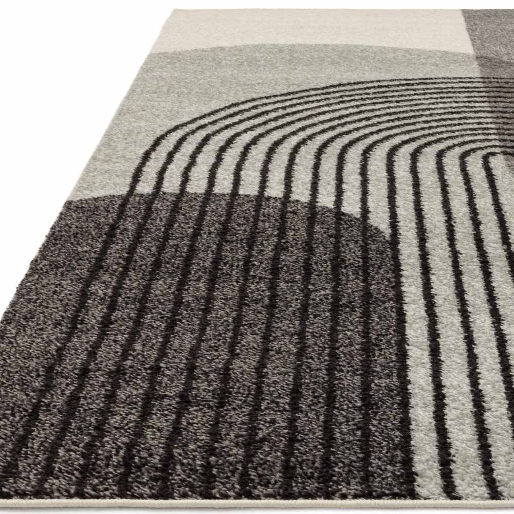 Retro Geometric Rug - Grey – Lime Lace