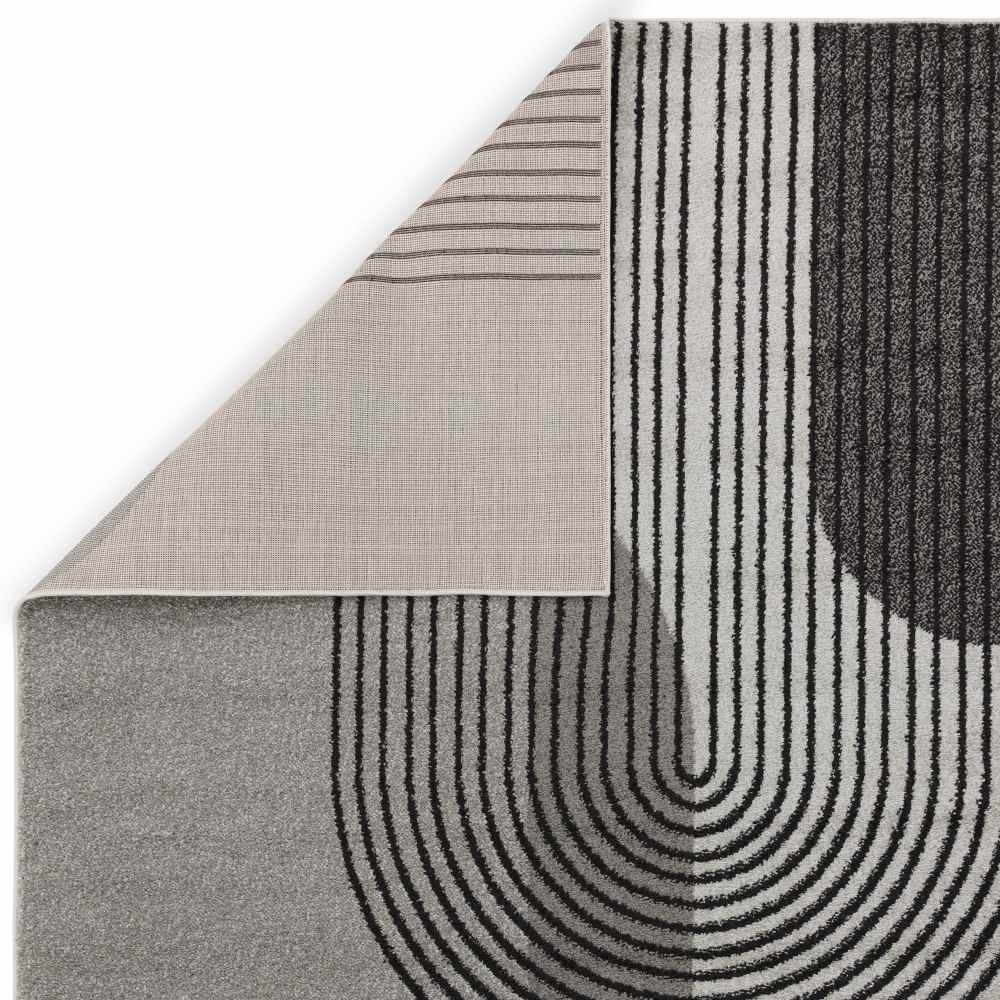 Retro Geometric Rug - Grey – Lime Lace