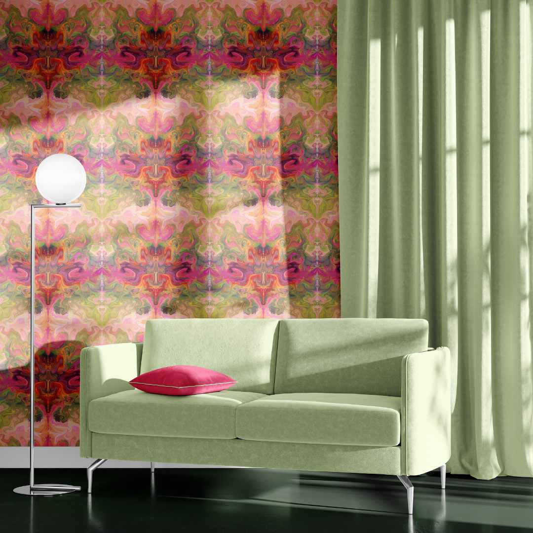 Siesta Key Wallpaper - Liberty James Studio – Lime Lace