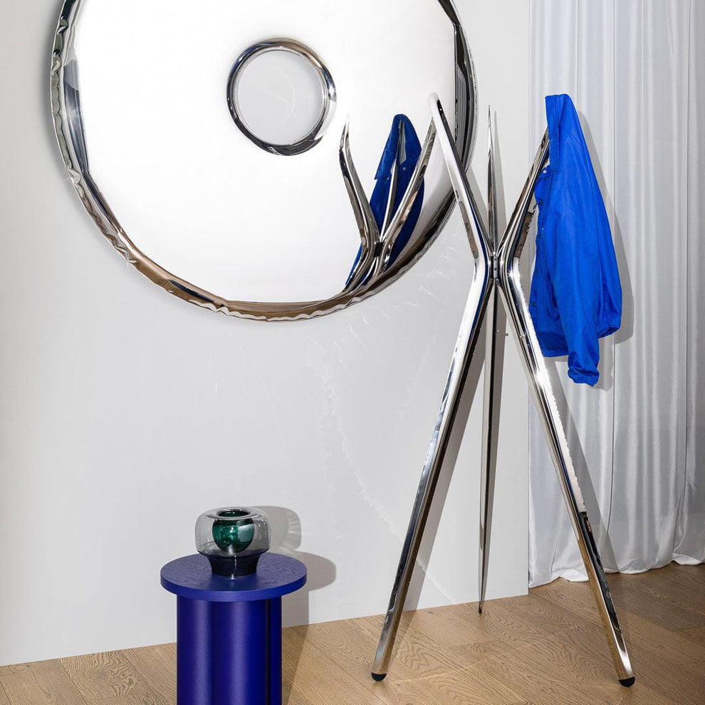 Snopek Coat Rack - Polished Inox - Zieta – Lime Lace
