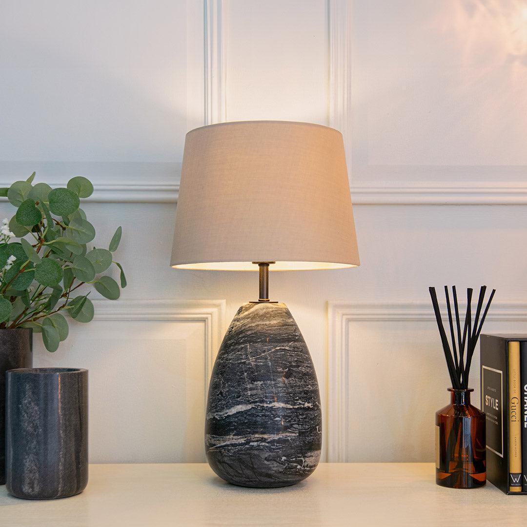Sophie Nebula Dark Table Lamp (Base Only) – Lime Lace