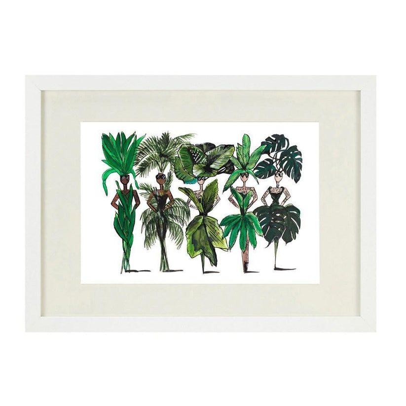 The Amazon Limited Edition Print – Charlotte Posner – Lime Lace
