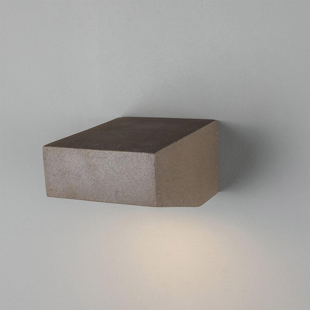 Trieste Outdoor IP65 Concrete Wall Light – Lime Lace