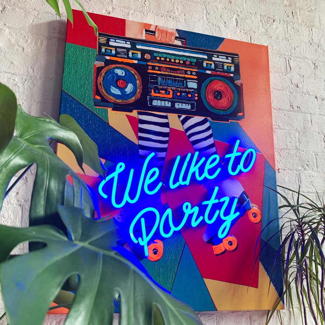 We Like to Party - LED Neon Artwork – Lime Lace