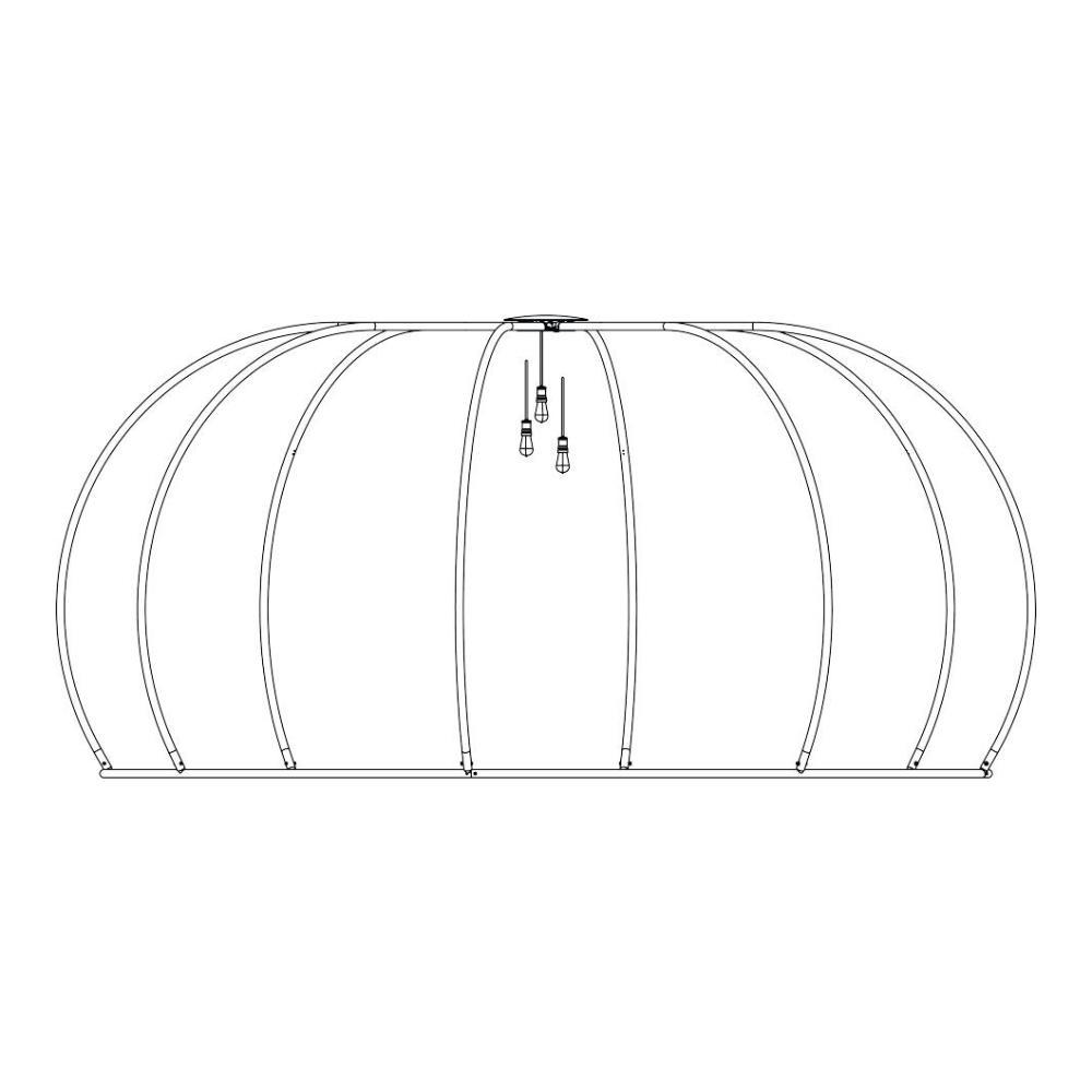 Weatherproof Garden Igloo 360 Dome - Extra Large – Lime Lace