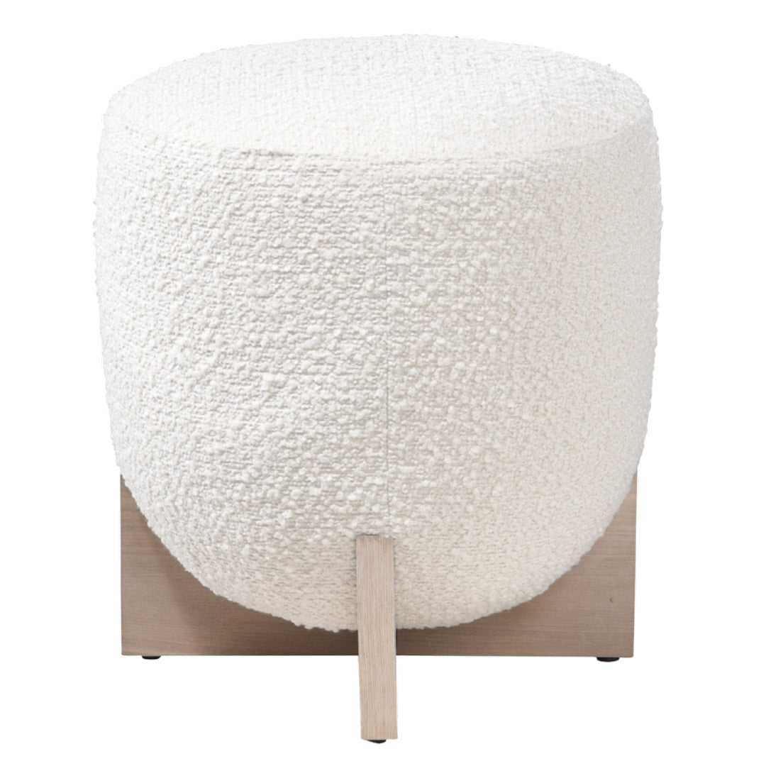 Whisper Boucle Stool – Lime Lace