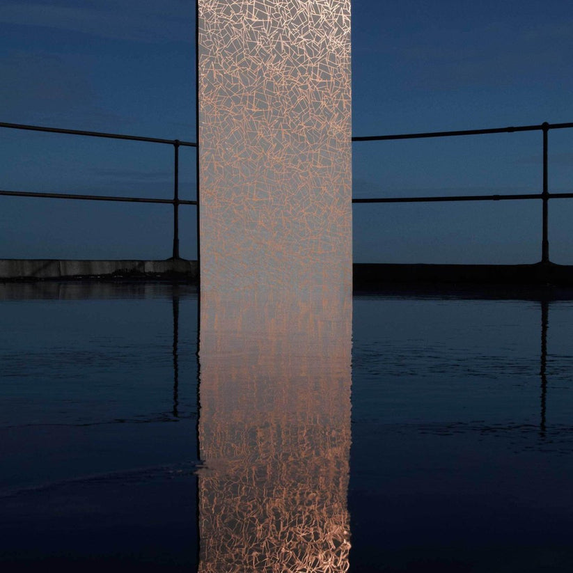 Angles Wallpaper -Metallic - Erica Wakerly – Lime Lace