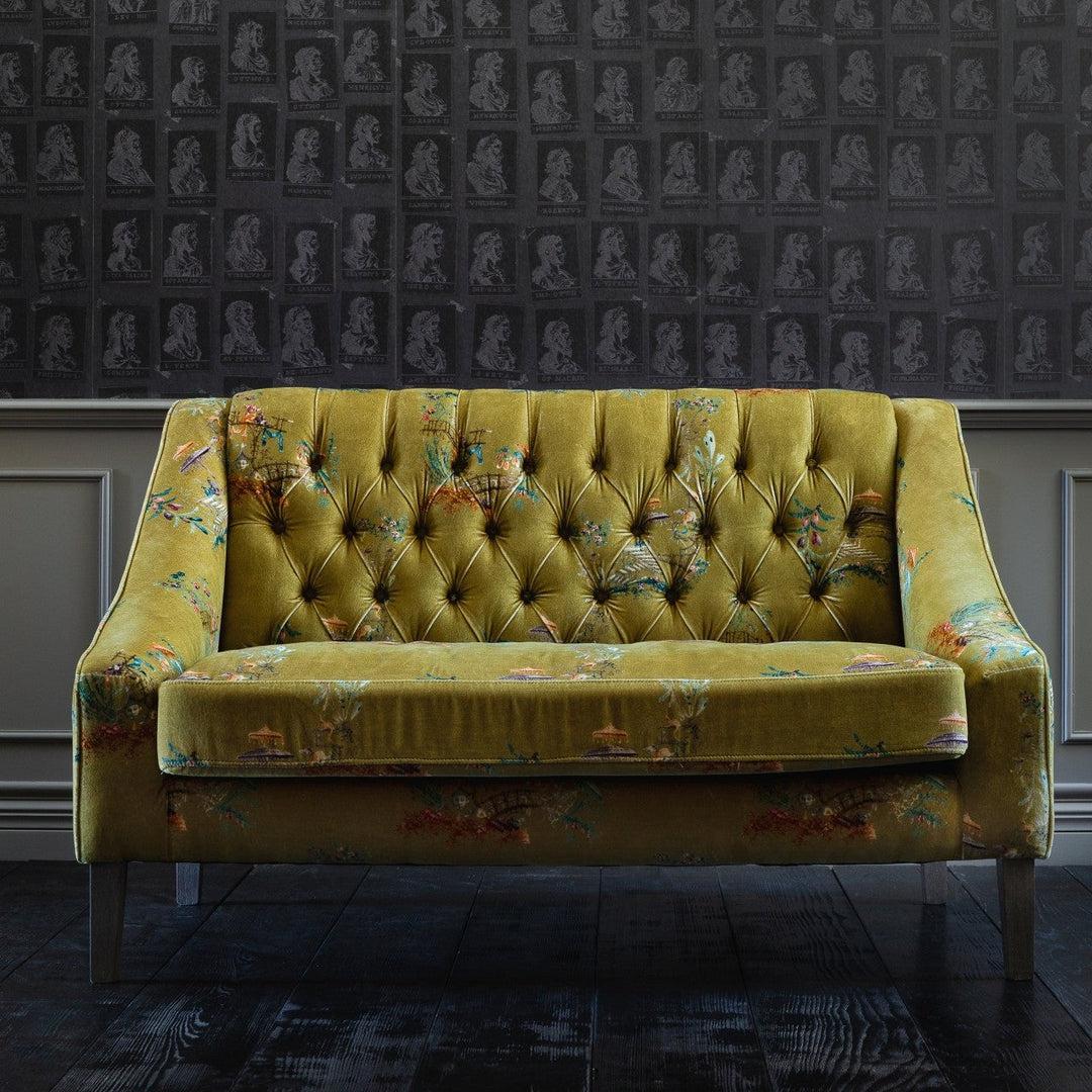 Baron Sofa - Chinoiserie Velvet - Mind The Gap – Lime Lace