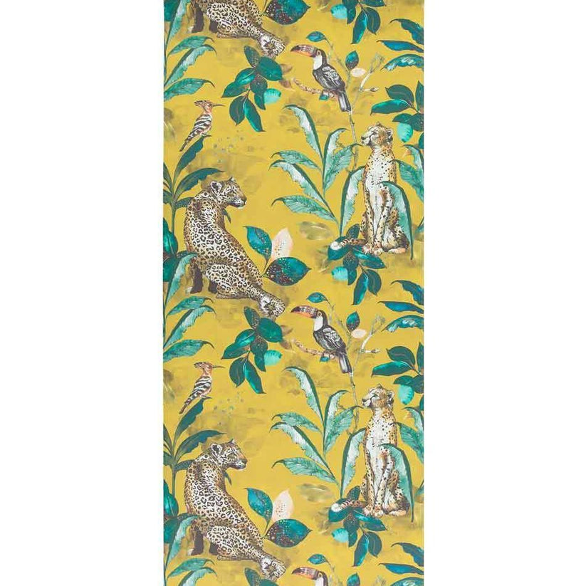 Cheetah Wallpaper - Mustard - Graduate Collection - LH1CHEWALMUS – Lime ...