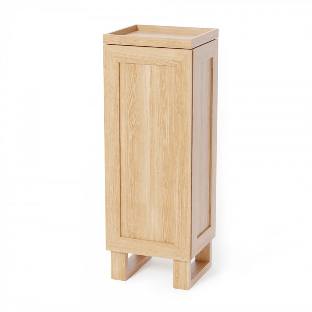 Cosmos Tallboy Bathroom Cabinet - Natural Oak – Lime Lace