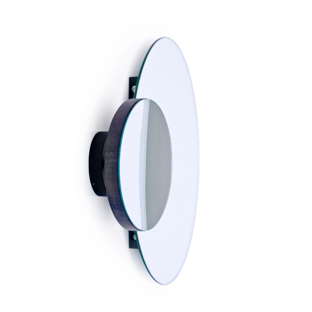 Eclipse Wall Mirror - Dark Oak – Lime Lace