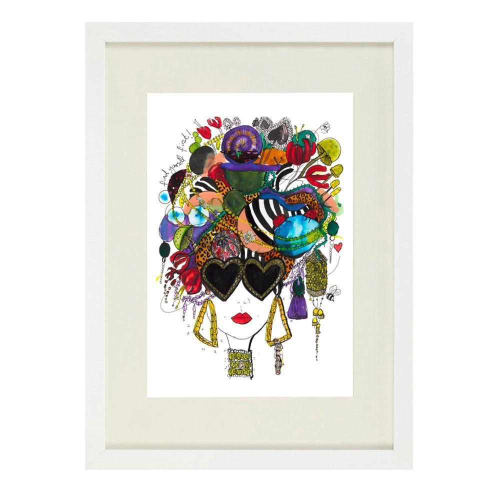 Find Yourself First Limited Edition Print – Charlotte Posner – Lime Lace