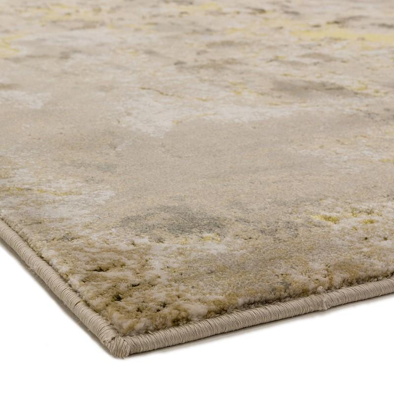 Galaxy Gold Abstract Rug – Lime Lace