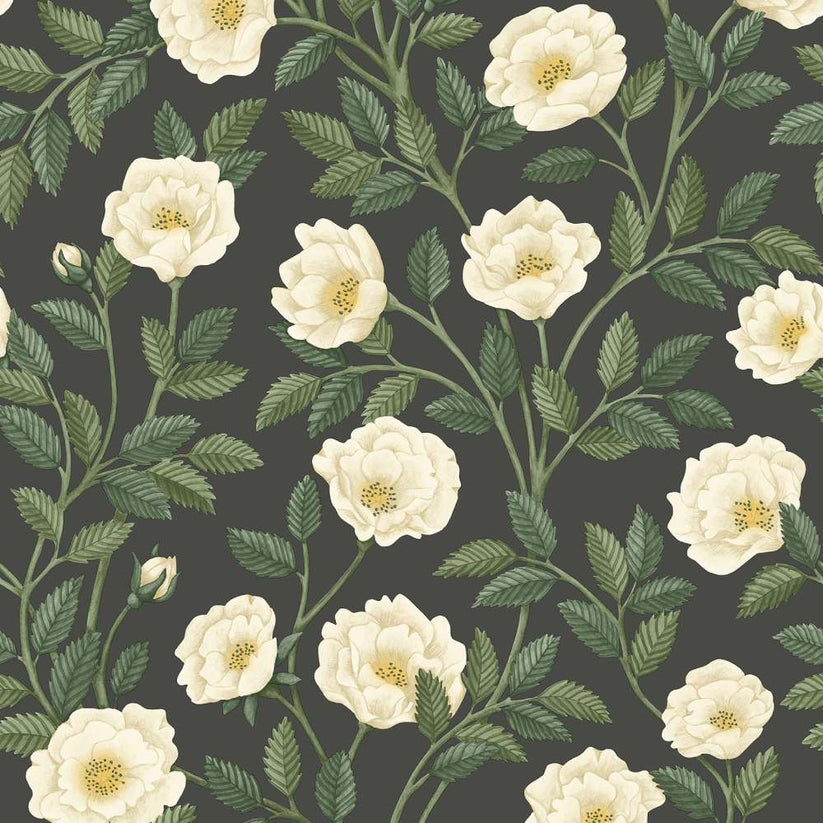 Hampton Roses Wallpaper - Great Masters - Cole & Son – Lime Lace