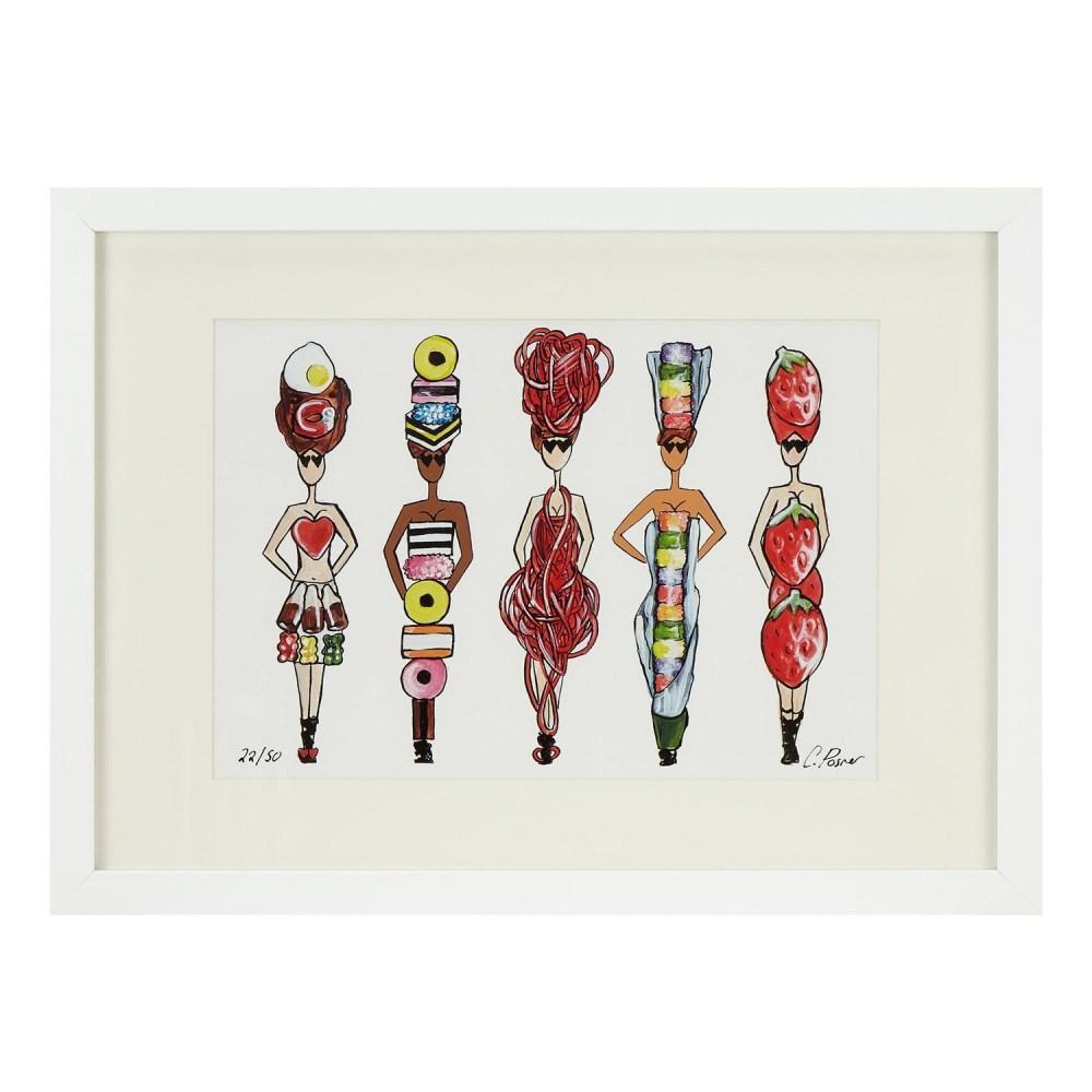 Hello Sweetie Limited Edition Print – Charlotte Posner – Lime Lace