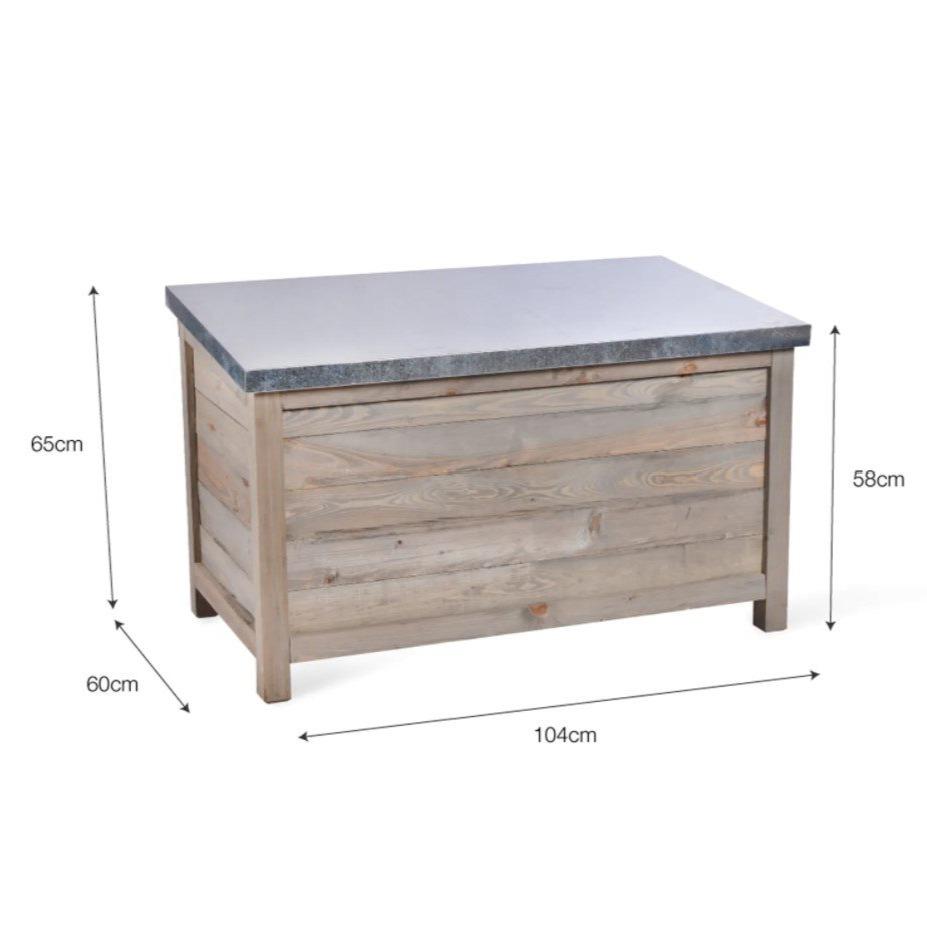 Large Spruce Outdoor Storage Box – Lime Lace
