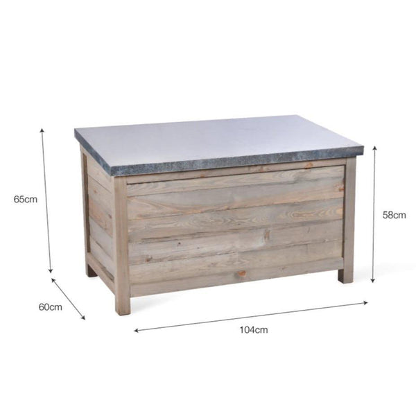 Large Spruce Outdoor Storage Box – Lime Lace