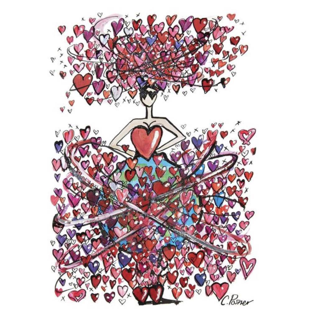 Love Makes The World Go Round Limited Edition Print – Charlotte Posner ...