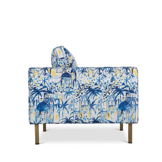 Maverick Chair - Rhodes Fabric - Mind The Gap – Lime Lace