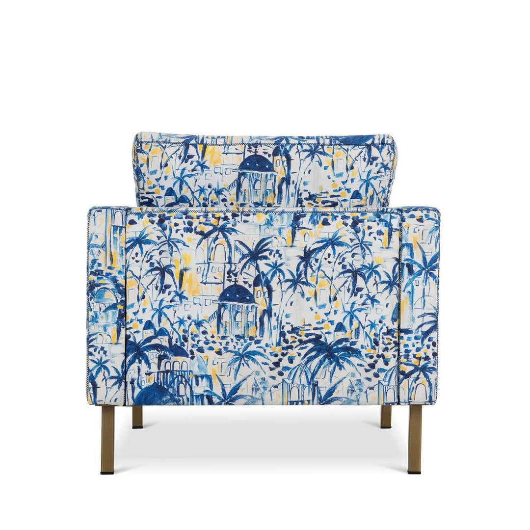 Maverick Chair - Rhodes Fabric - Mind The Gap – Lime Lace