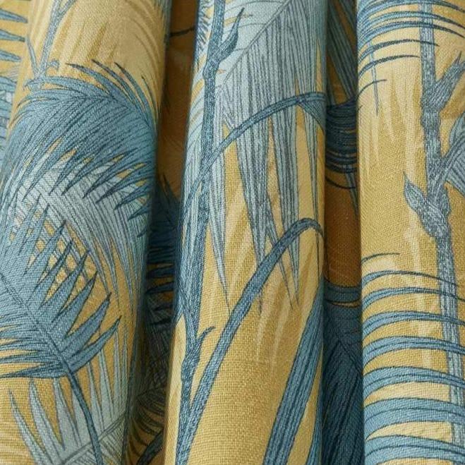 Palm Jungle Linen Union Fabric - Cole & Son - Linear Meter – Lime Lace