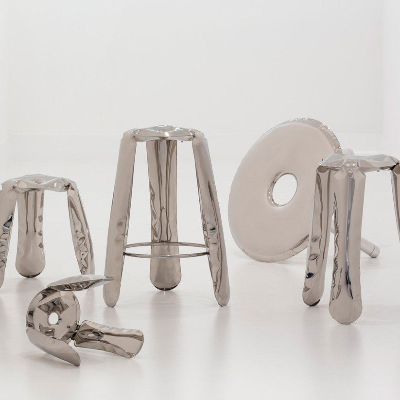 Plopp Bar Stool - Zieta – Lime Lace