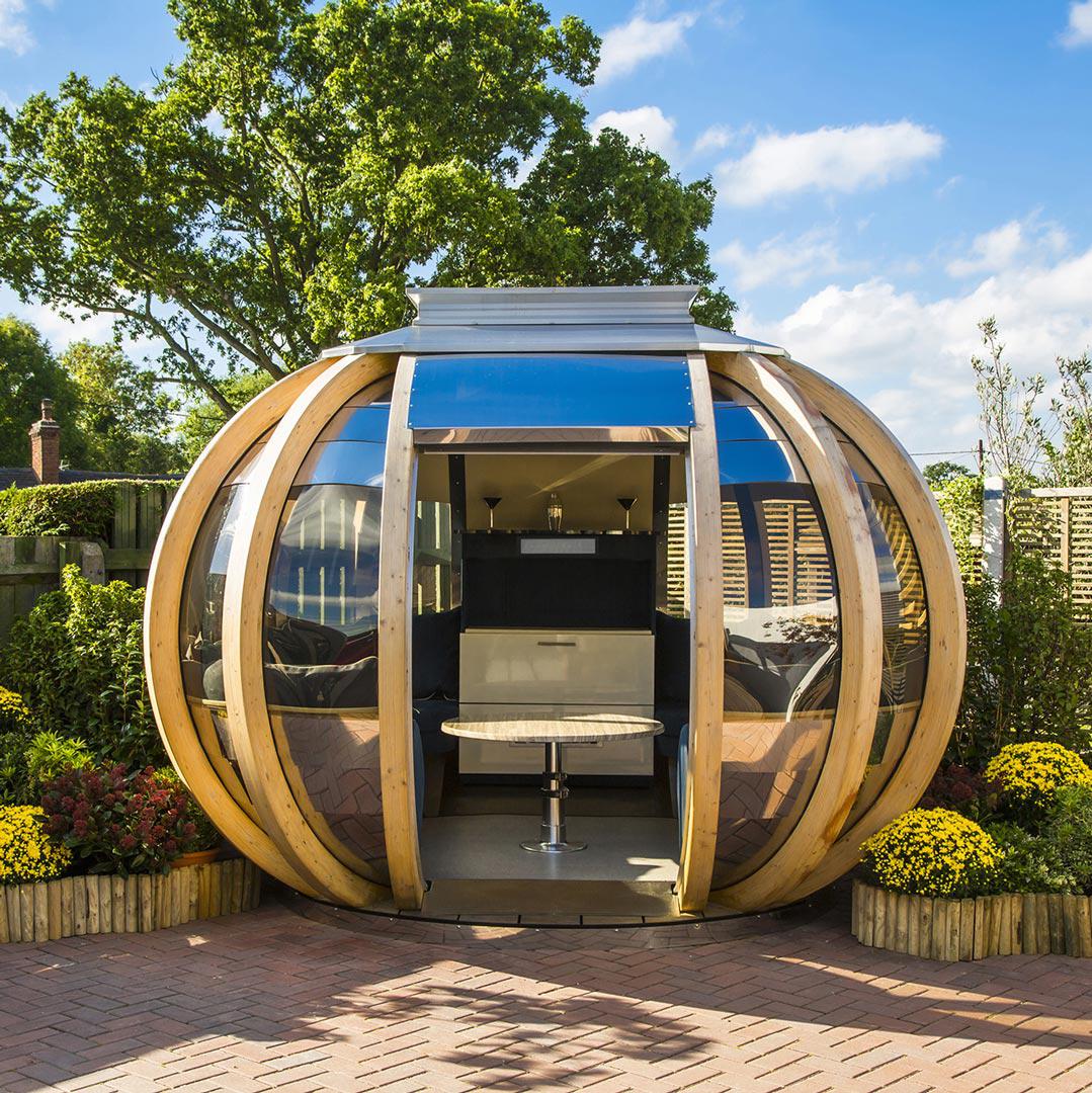 The Grand Deluxe Garden Pod – Lime Lace