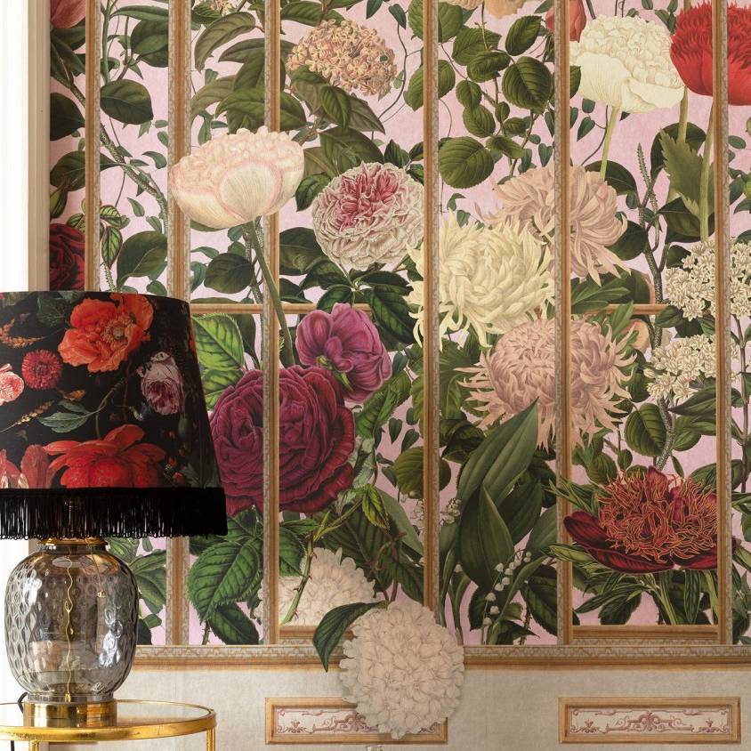 The Imperial Flora Wallpaper - Set of 3 Rolls - MINDTHEGAP – Lime Lace