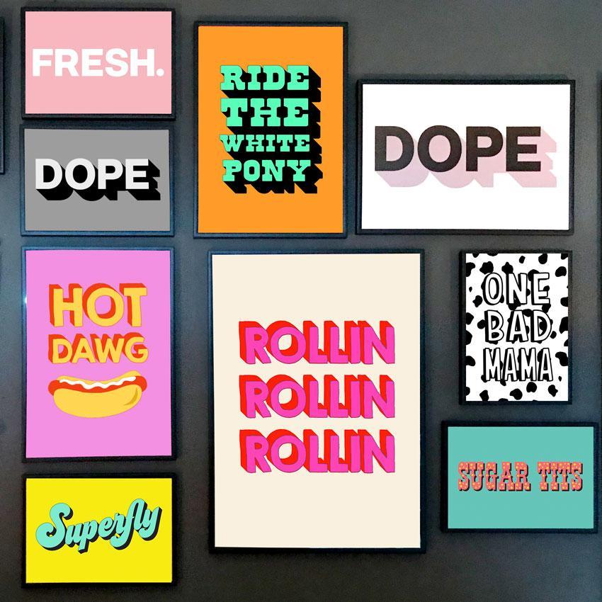 DOPE Poster Print – Lime Lace