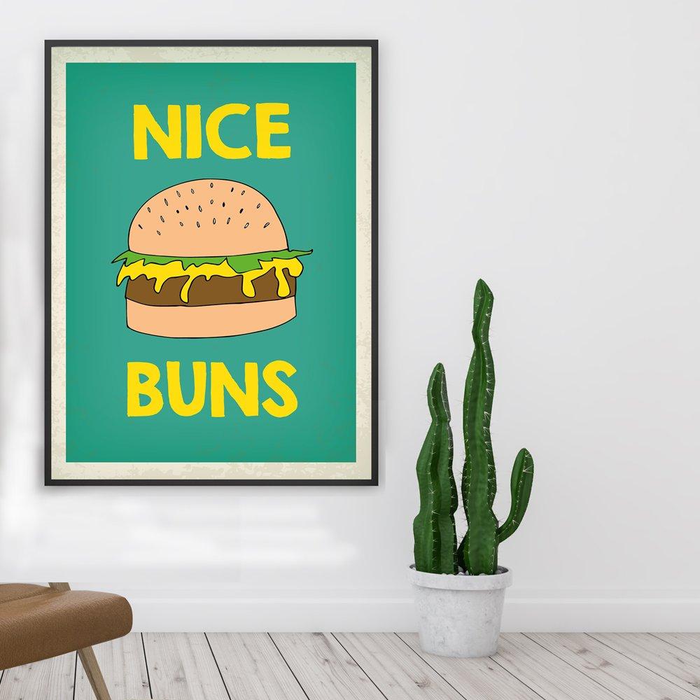 NICE BUNS Poster Print - Emerald – Lime Lace