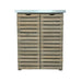 Slatted Outdoor Storage Unit – Lime Lace