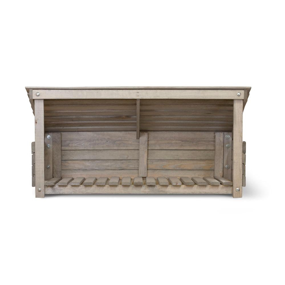 Outdoor Spruce Wood Welly Store with Roof – Lime Lace