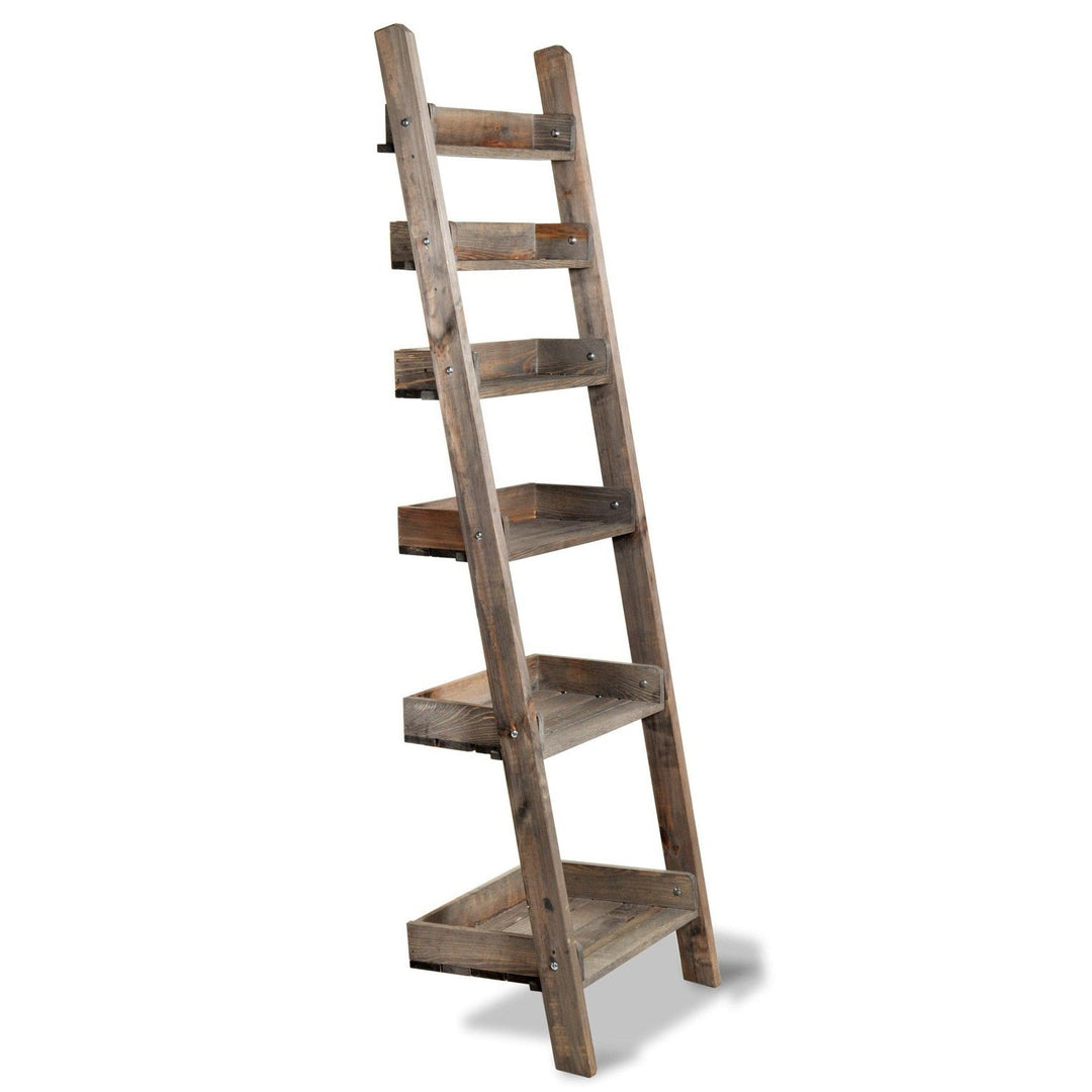Step Ladder Shelving Unit – Lime Lace